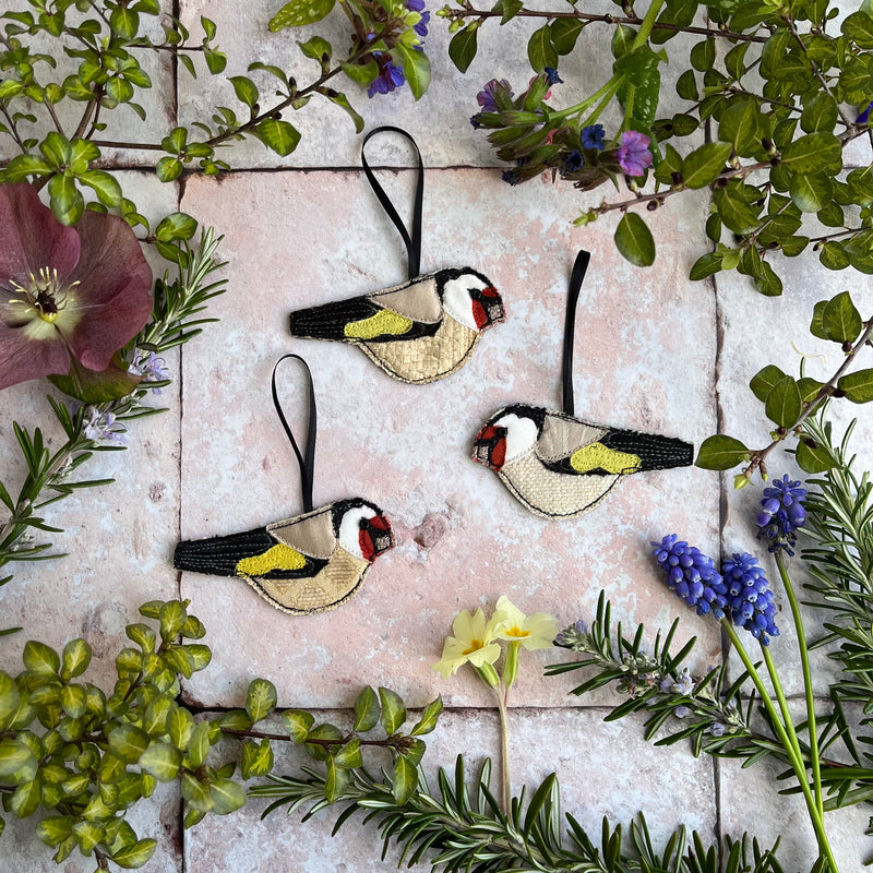 Hanging Goldfinch – fatpoppycat